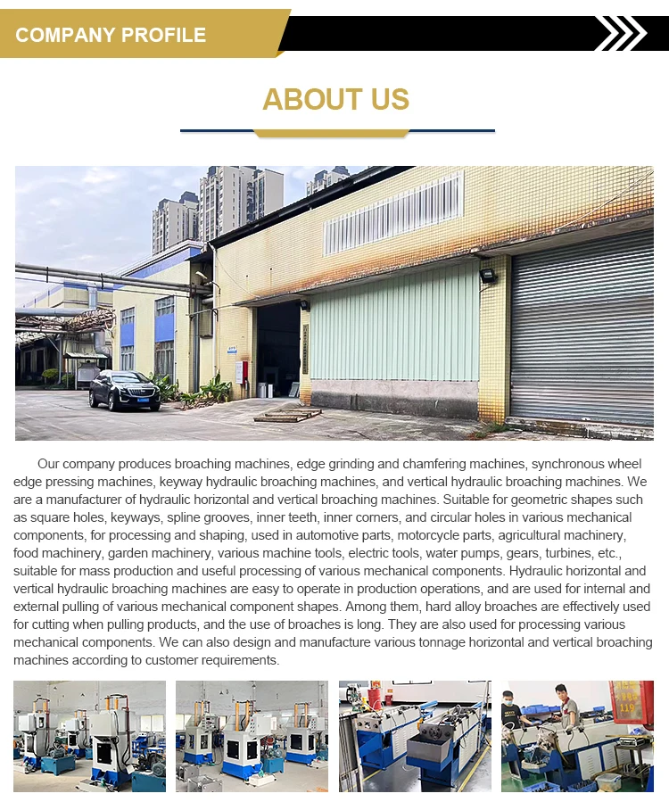 10 Tons Standard Horizontal Hydraulic Keyway Broaching Machine Factory ...