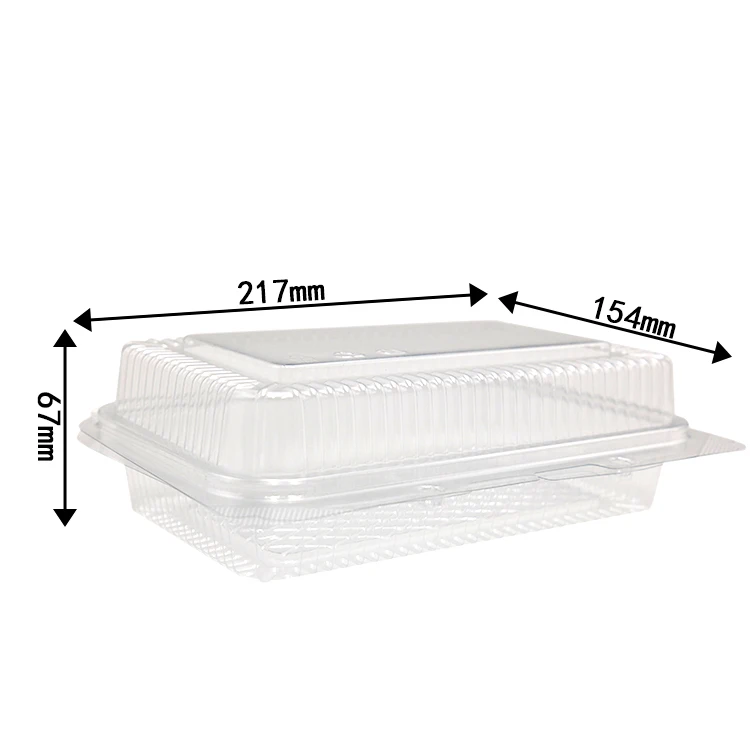 Bakery Takeaway Packaging Disposable Plastic Clamshell Packing Box ...