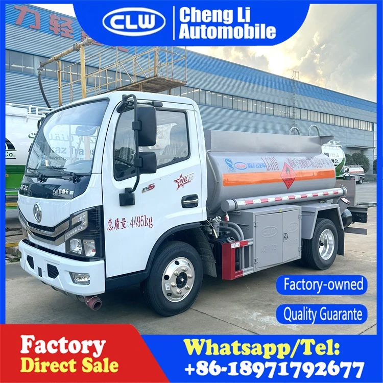 China Dongfeng DFAC Mini 6000L Fuel Delivery Truck for Sale