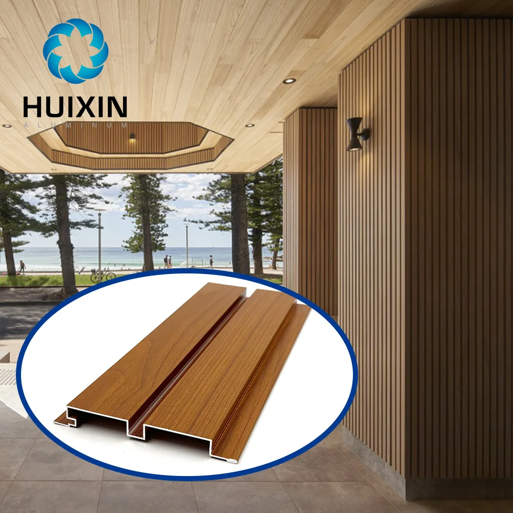 Custom 3D Wood Grain Exterior Aluminum Cladding Wall Panel| Alibaba.com