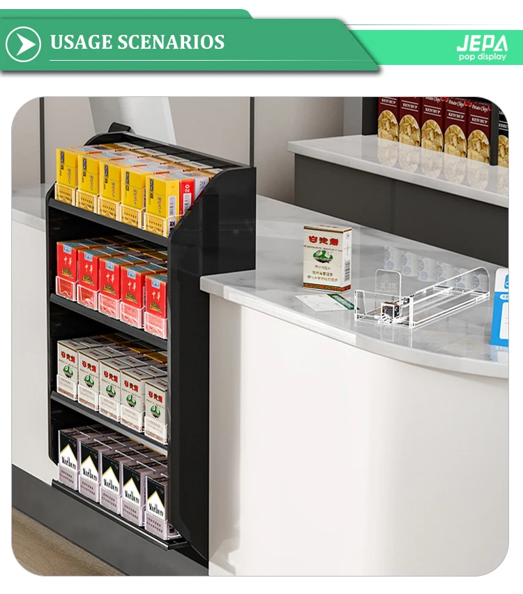 Optimize Cigarette Display with JL-19 Shelf Pusher