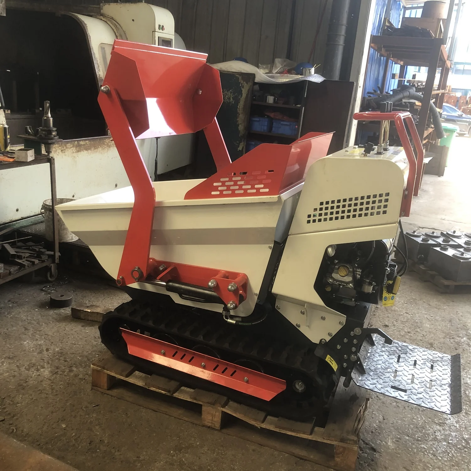 Dumper Undercarriage Rubber Track Chassis For Small Machine Customized ...