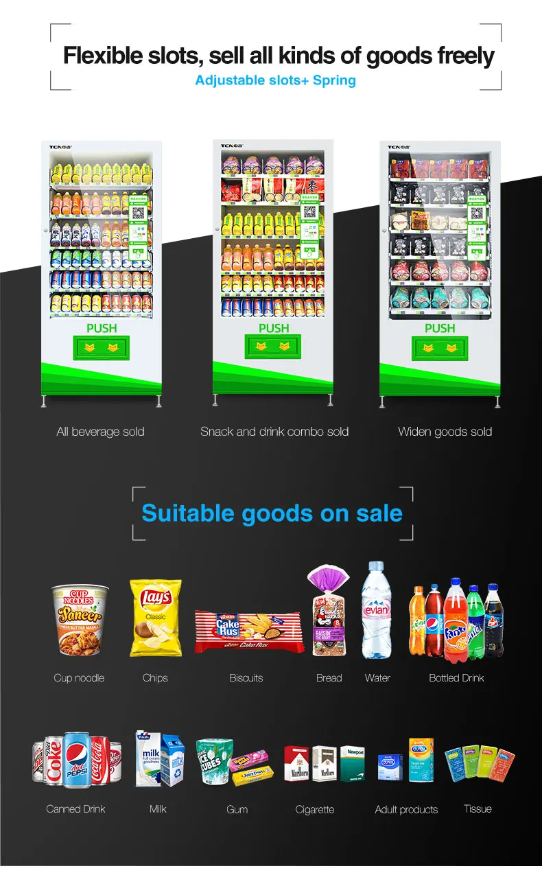 TCN Vending Machines - Efficient Snack and Drink Dispensers