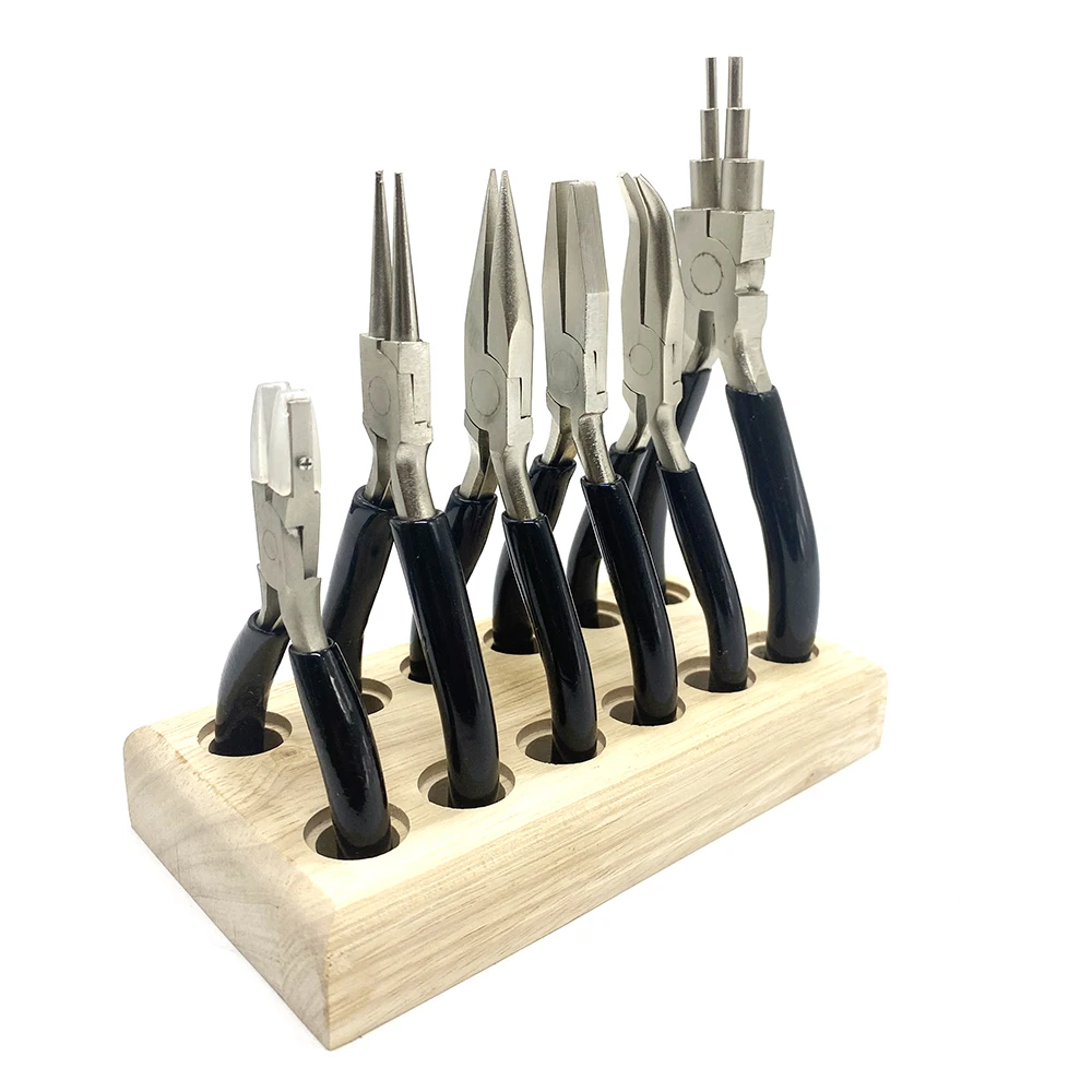10PCS SETS Goldsmith Tools Anitilope Flat Cutting Pliers