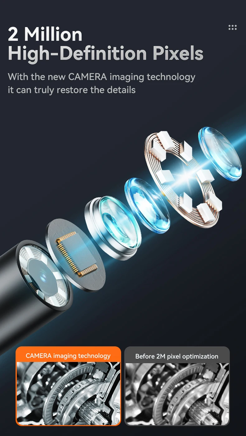 ANESOK S43 - Advanced Digital Borescope Inspection Camera