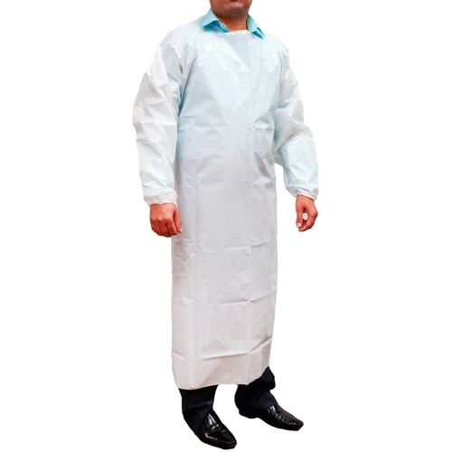 Eco-friendly Full Length Bib Apron TPU Water Proof Full Body Apron