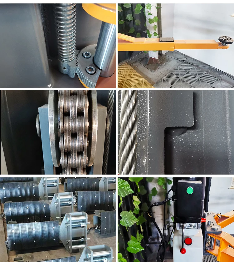 4.5T Hydraulic Automatic 2 Poles Vehicle Elevators - CE Certified