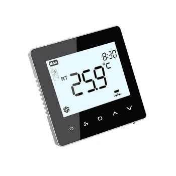 Hvac System Lcd Screen Fan Coil Unit Weekly Programmable Lcd Touch ...