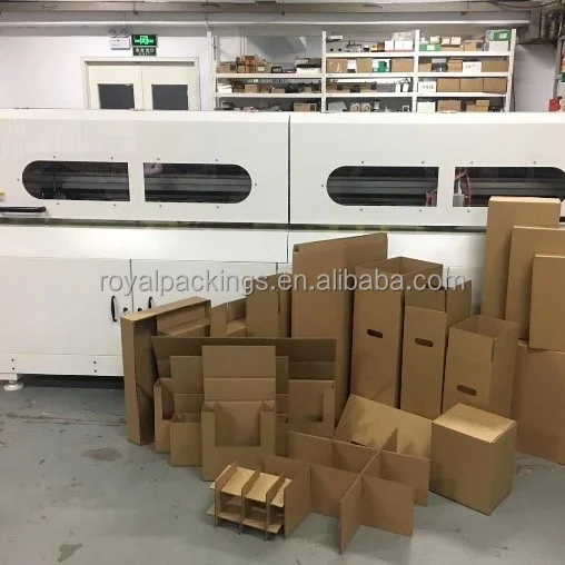 China Easy Operating Automatic Box Maker Portable Corrugated Box Making ...