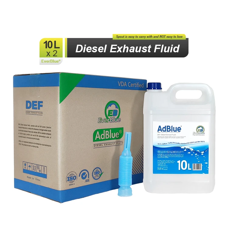 10l Adblue Iso 22241 Urea Solution Def For Diesel Vehicles With Vda Certification - Buy 10l ...
