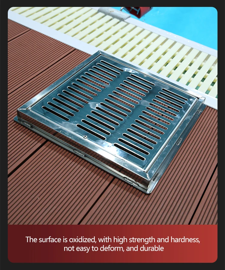 Stainless Steel Main Drain Square Drain Cover For Pools & Accessories ...