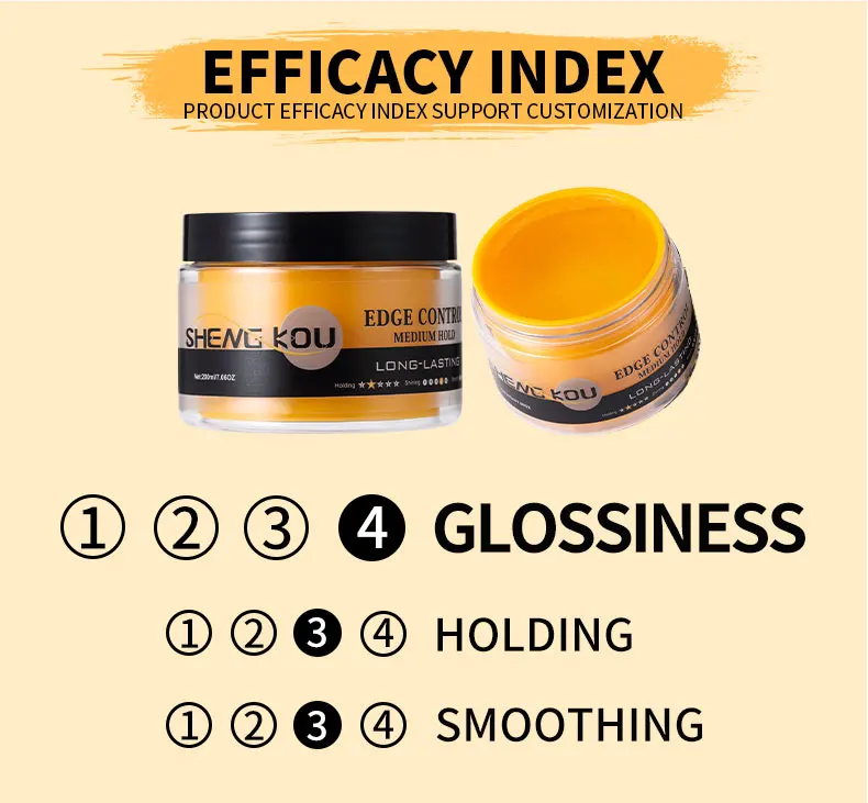 Oem/odm Hair Wax Braid Gel Private Label No Alcohol And No White Edge ...