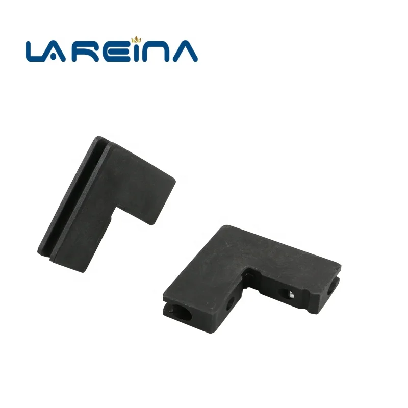90 Degree Plastic Angle - Durable Black Nylon Connector
