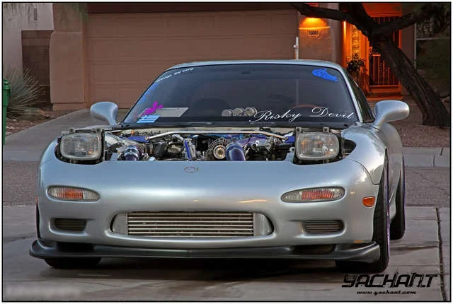 Carbon Fiber 1992 to 1997 RX7 FD3S JDM Style Front Lip 2PCS Fit for RX7 ...