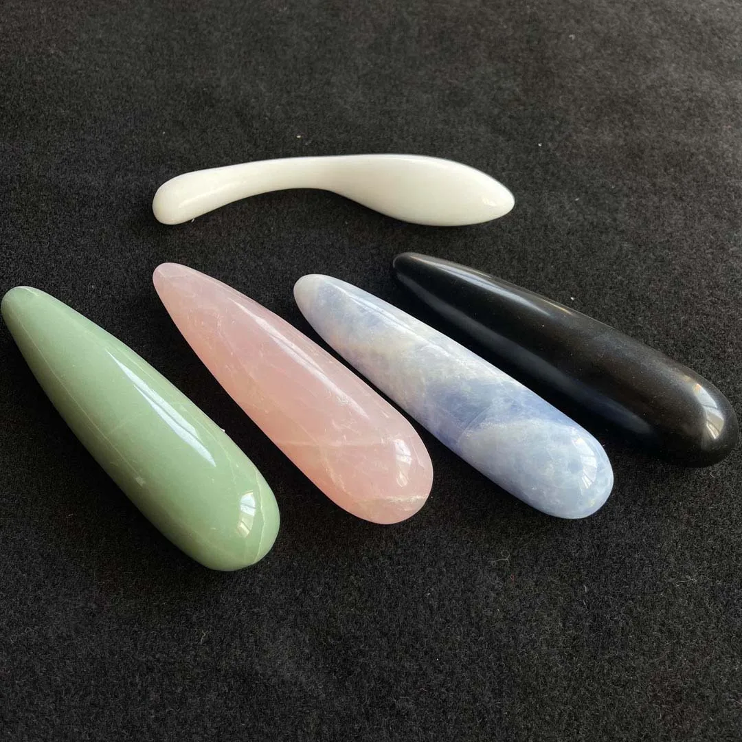 Wholesale Natural Stone Yoni Wands - Healing Massage Tools