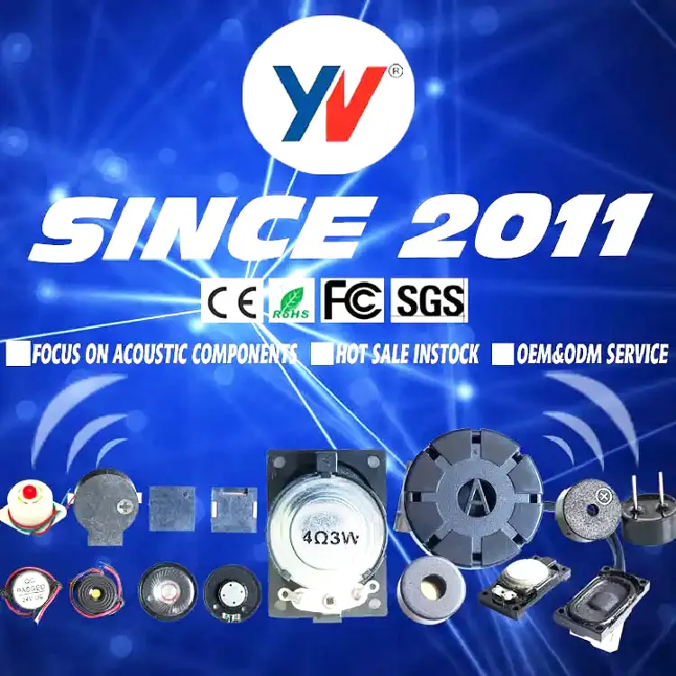 29*24mm 12v Dc Internal Drive Active Buzzer High Decibel Continuous ...