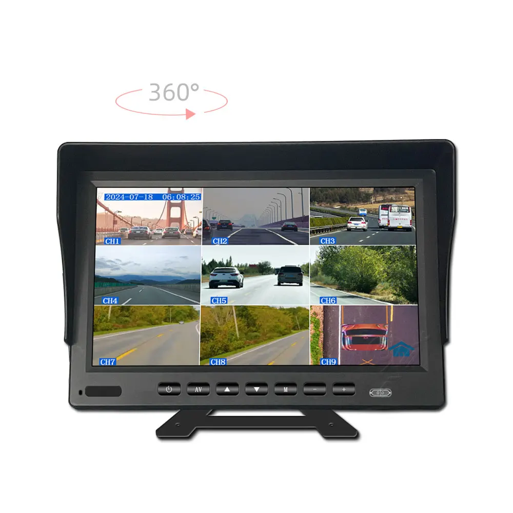 360 Camera System for Bus - 8CH 1080P 360 AVM Caravan Camera