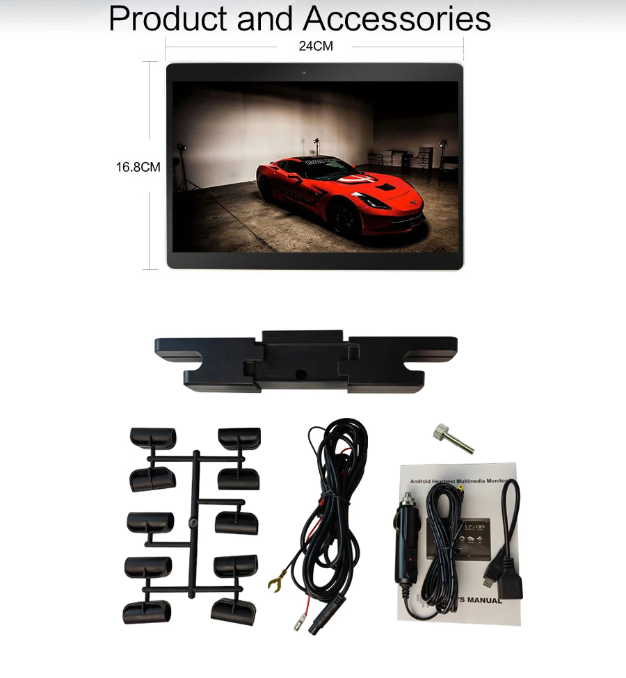 Universal Android 11 Flip Screen Car Player Monitor Tf Model Bluetooth ...