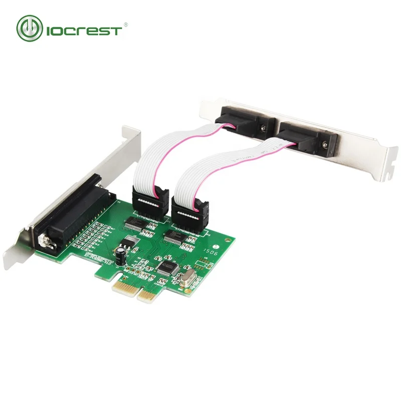 Pci Express Wch382 To Serial And Parallel Port Card For All Pcie 2 ...