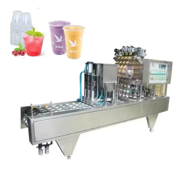 Boba Tea Cup Sealing Machine,Yogurt Cup Filling Sealing Machine,Edible ...