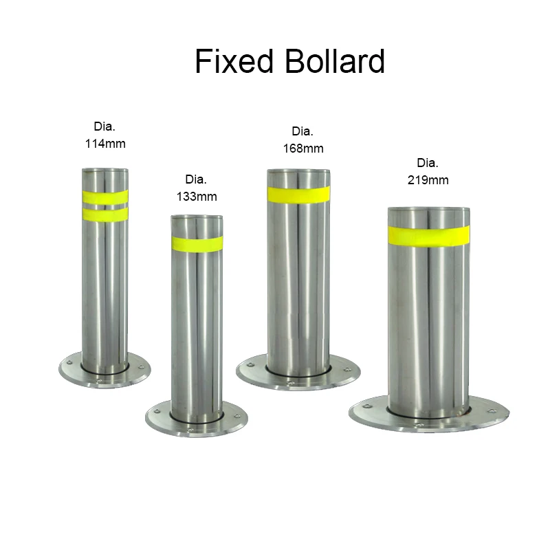 Car Parking Bollards Metal Safety Lock Barrier Fixed Safety With ...