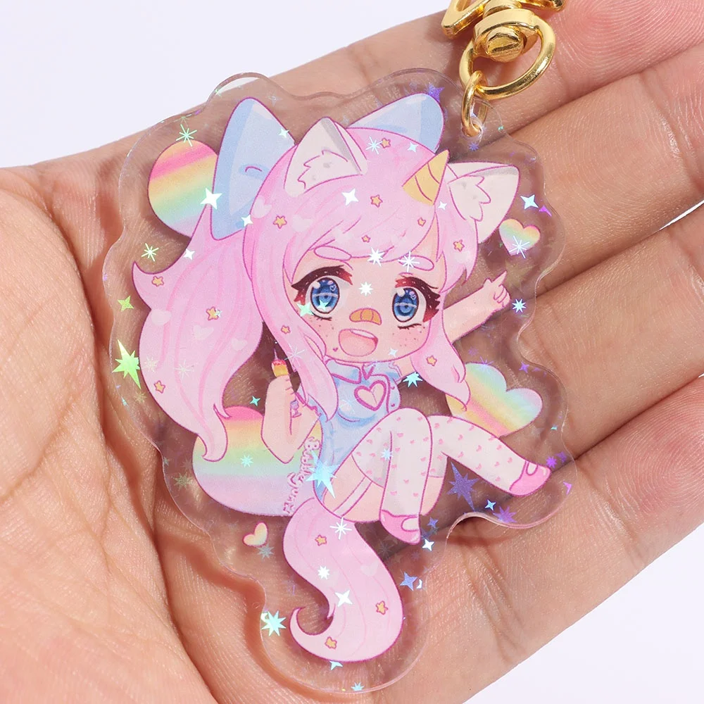 No Moq Cheap Make Your Own Design Printed Custom Pendant Key Chain ...