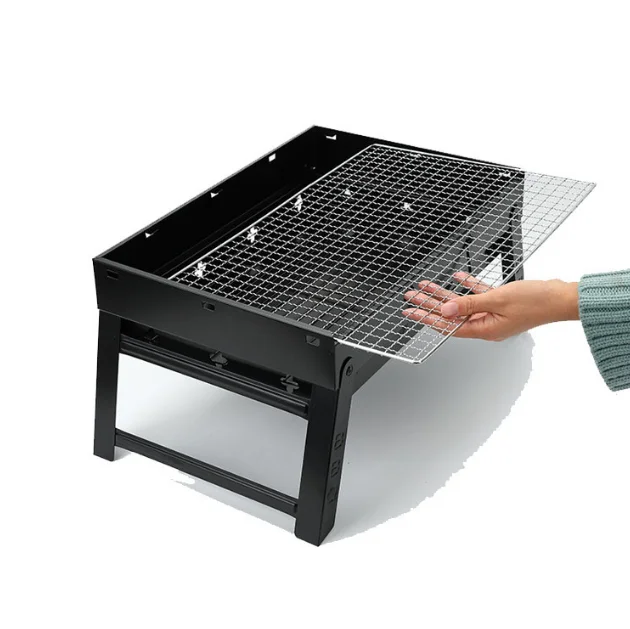 Folding BBQ Charcoal Grill,Foldable & Portable Lightweight Barbecue ...