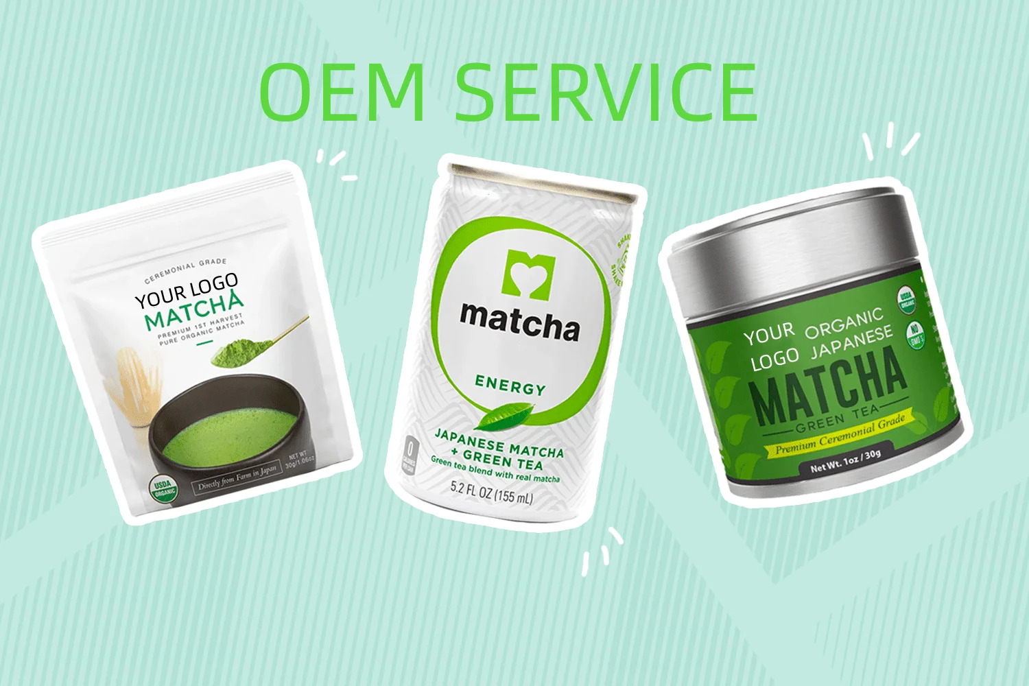 Private Label 100% Organic Matcha Powder - Wholesale Available