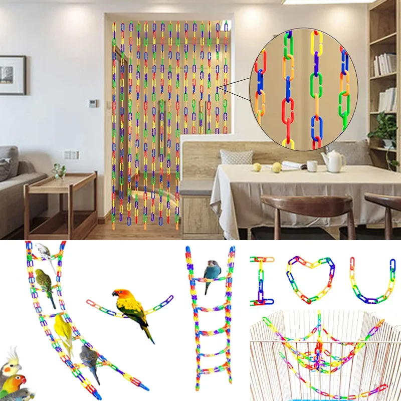 Game Counting Plastic Chain Link Toy for Educational Aids Kids