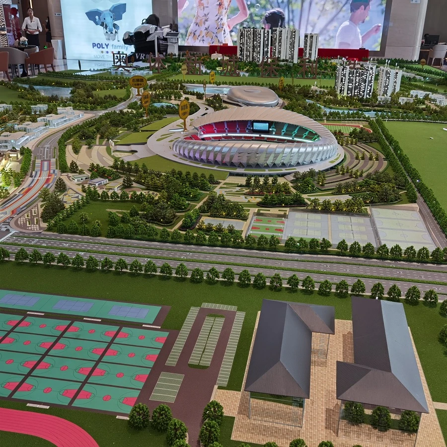 3d Architecture Rendering Maquette Model Miniature Architectural Scale ...