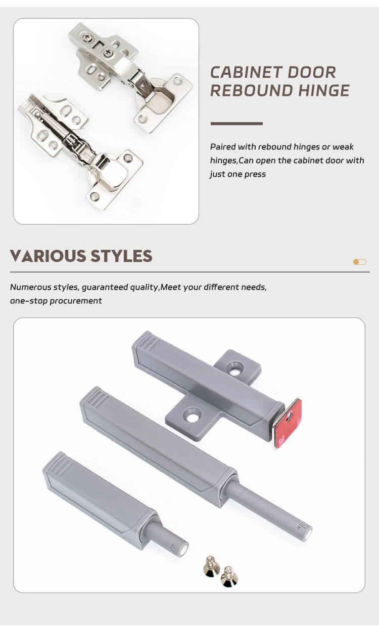 Magnet Push Open Cabinet Kitchen Door Dampers Buffer Soft Closing ...