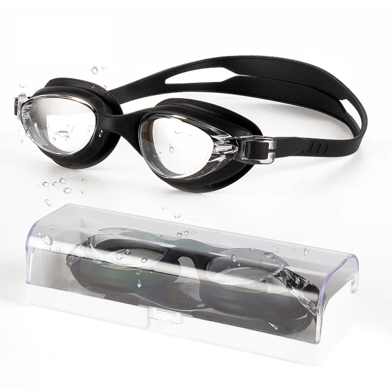 Adult Swimming Goggles Mirrored With Easy Adjust Strap Anti Fog Anti Uv ...