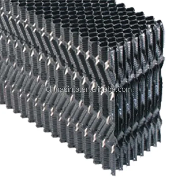 Cooling Tower Fill Pack 1800x600x300mm Of21 Offset Fluted Counter Flow ...