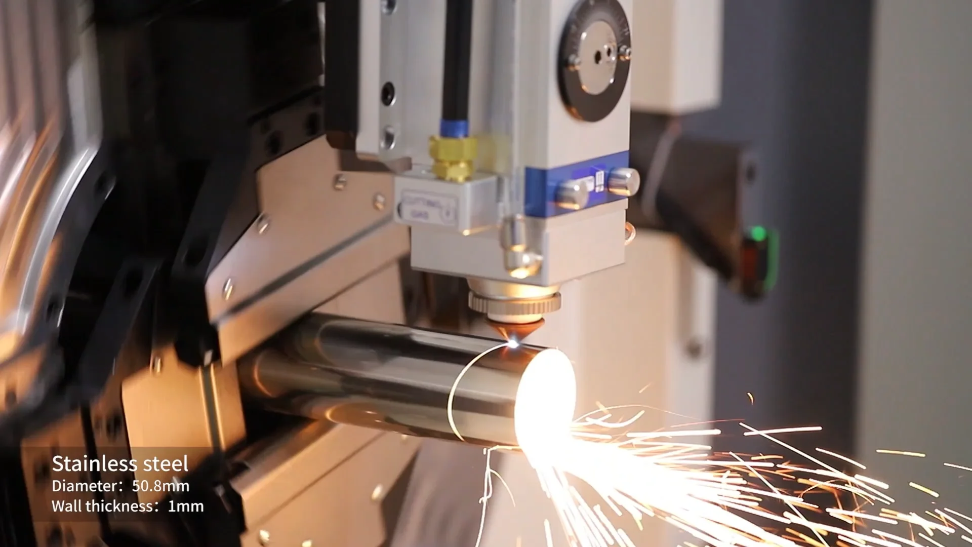 Han's Laser Small Tube High Speed Fiber Laser Cutting Machine Steel ...