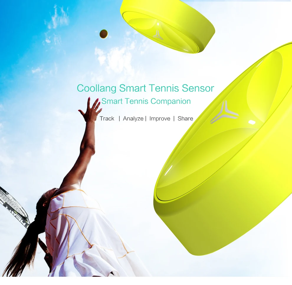 Tennis Racket Sensor Tracker Motion Detector Analyzer Smart Tennis ...