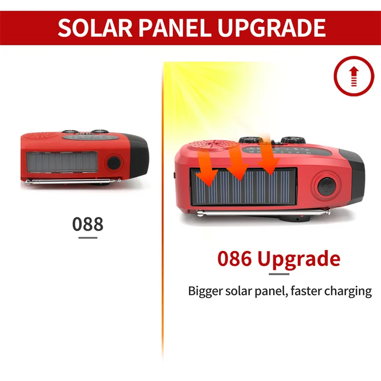 Emergency Survival Solar Products Kit Weather Radio Hand Crank Self ...