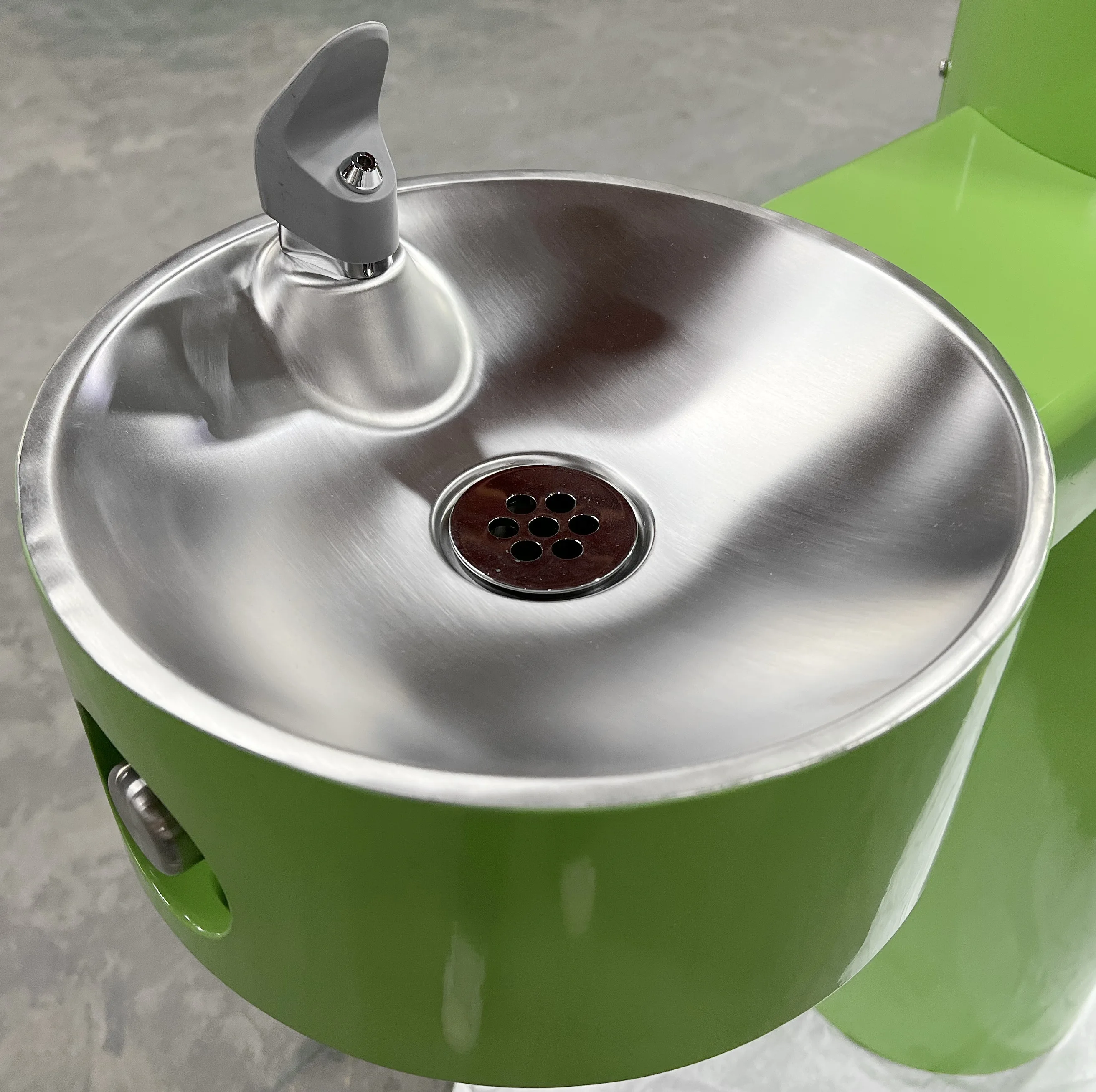 Customized Stainless Steel Outdoor Water Dispenser Public Pedal ...