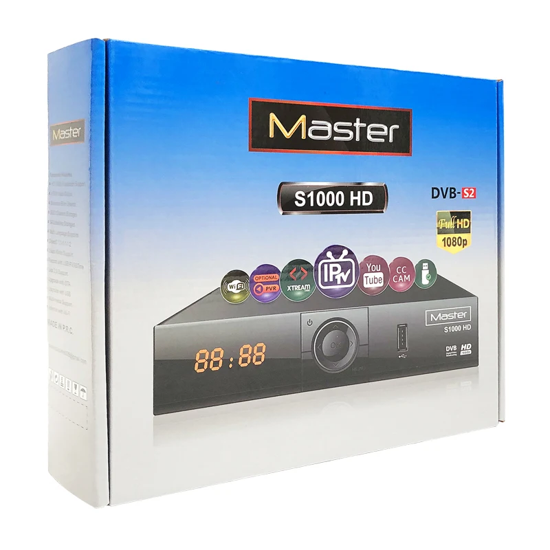 Master s1000 TV decoder DVB-S2 1080P Full High Definition Digital ...