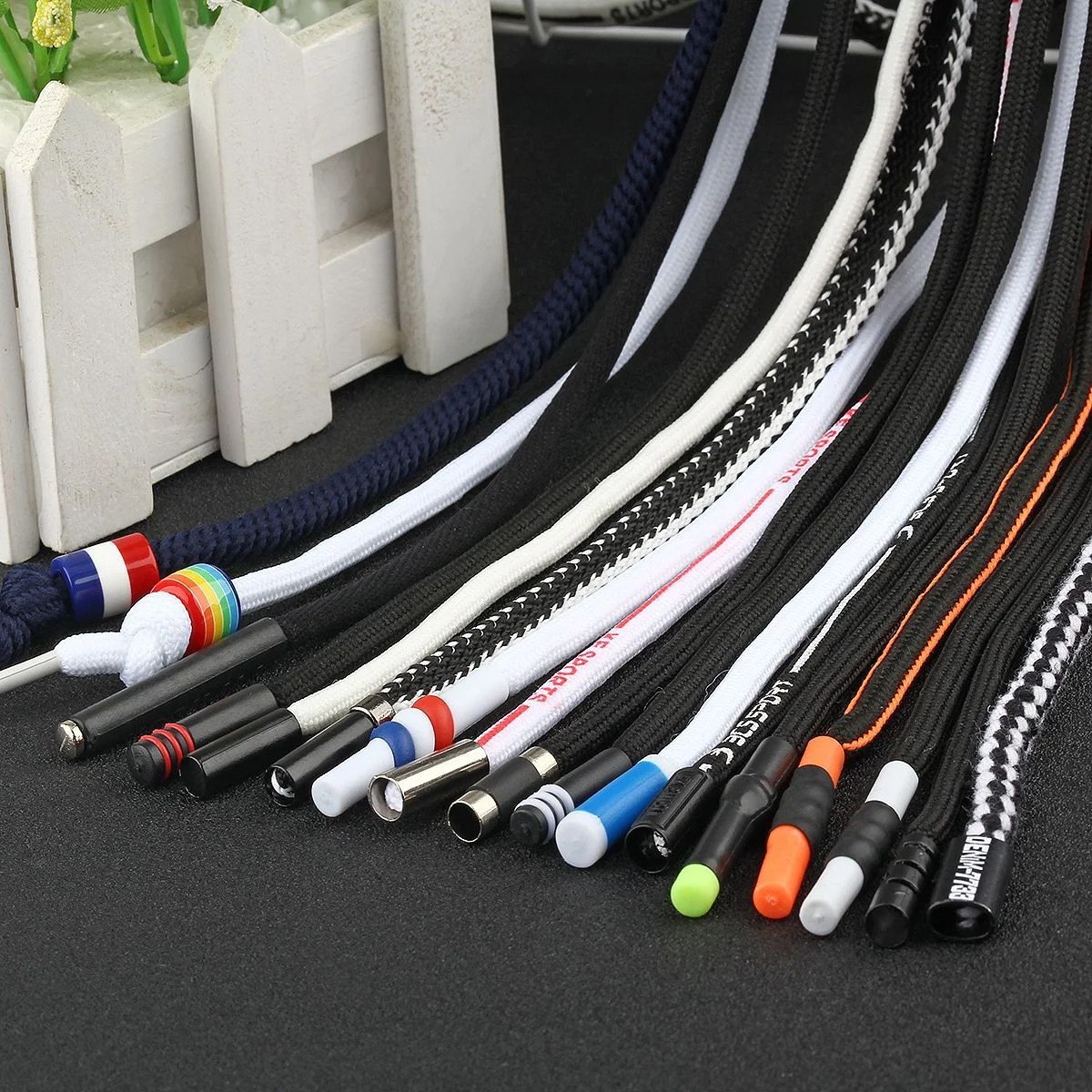 Factory Custom Polyester Cord Colored Fancy Round Draw Cords Hoodie ...