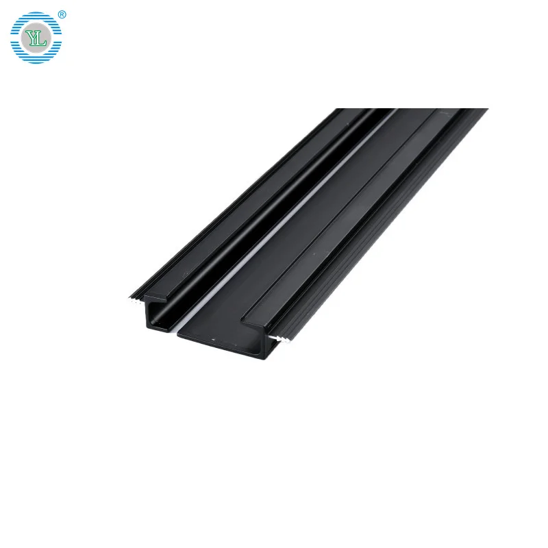 Yl 2024 Profile Handle Black Customized Cabinet Furniture Pull Handle ...