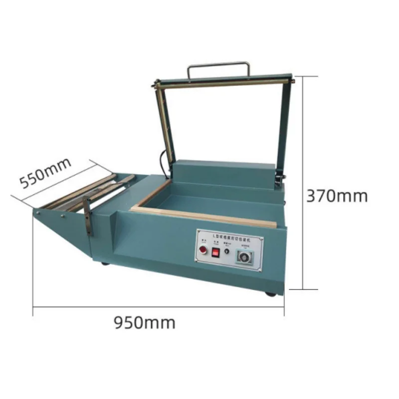 Manual L-shaped Sealing And Cutting Packaging Machine For Pvc Pp Pof ...