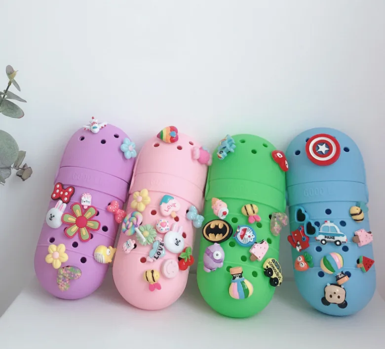 Wholesale Fashion Designer Croc Charms Eva Pencil Case Luxury Charms ...