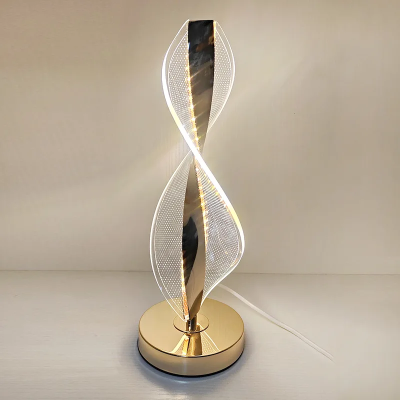 New Nordic Modern Minimalist Acrylic Desk Lamp Bedroom Bedside Lamp ...