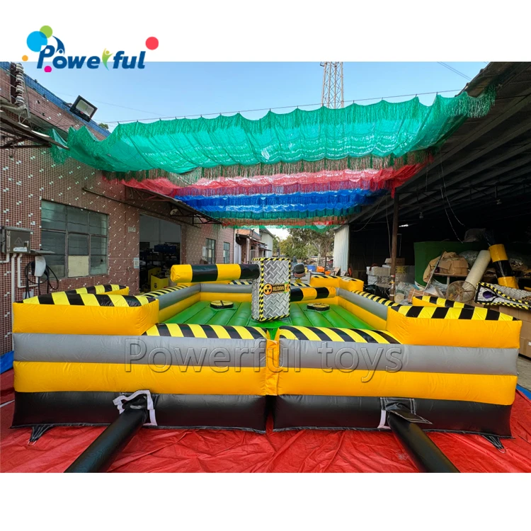 Crazy Inflatable Wipeout Game - Ultimate Fun for All Ages