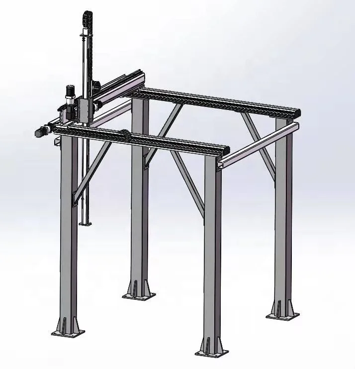 Heavy Payload Rack Pinoin Linear Robot Gantry 3-axis Gantry Robot ...