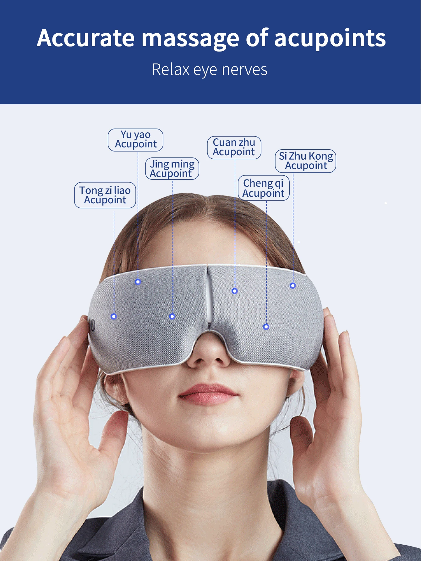 Smart Eye Massager with Bluetooth - Relax & Recharge