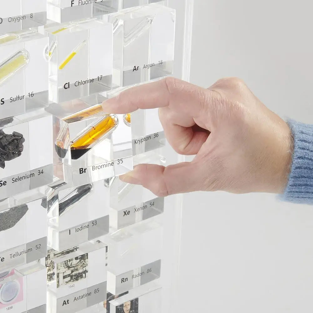 Wall Mounted Chemical Element Display Frame Acrylic 118 Periodic Table ...