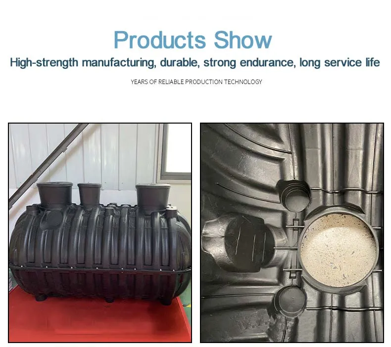 Frp Bio Septic Tank System With Leach Field 2000l Fiberglass Plastic ...