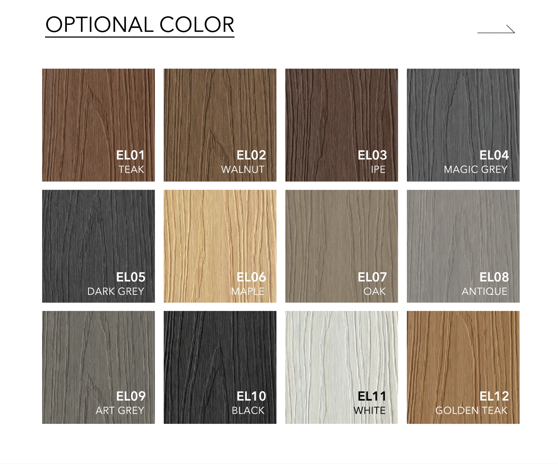 Exterior Louver WPC Fluted Co-Extruded WPC Decorative Wall Clading ...