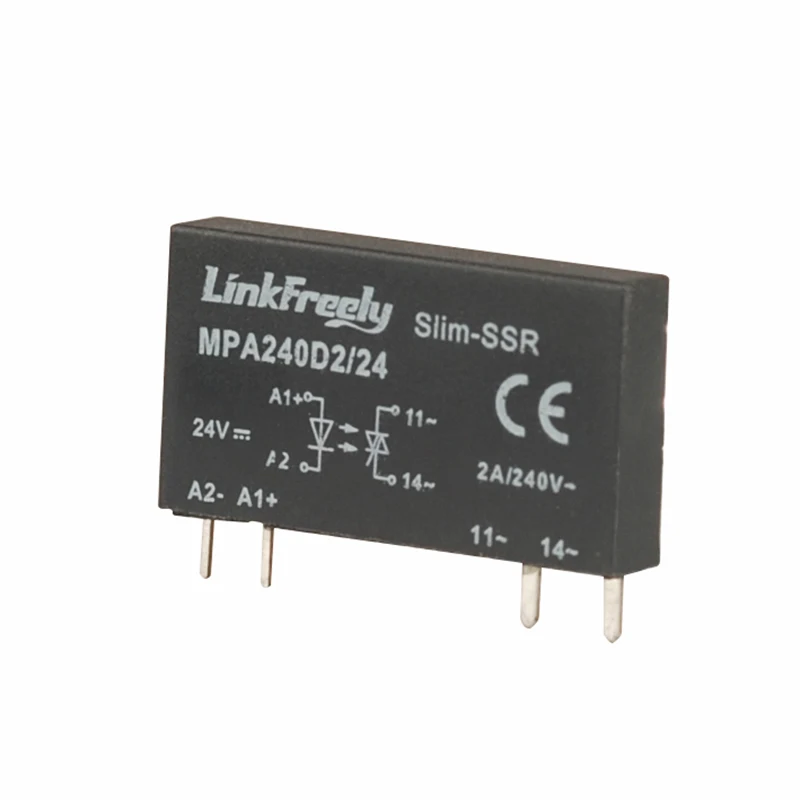 Micro PCB Relay - Solid State 24VDC Input, 24-240VAC Output